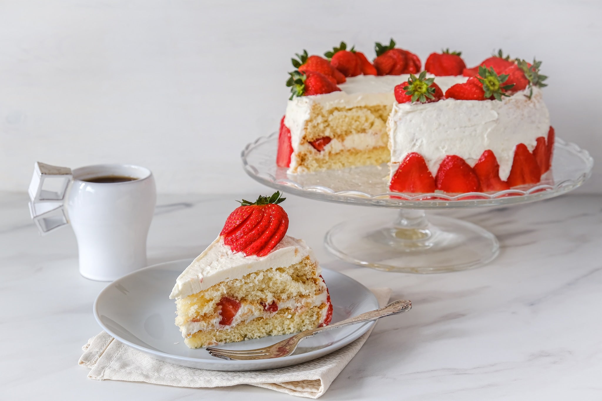 Jahodový dort – Piaf House